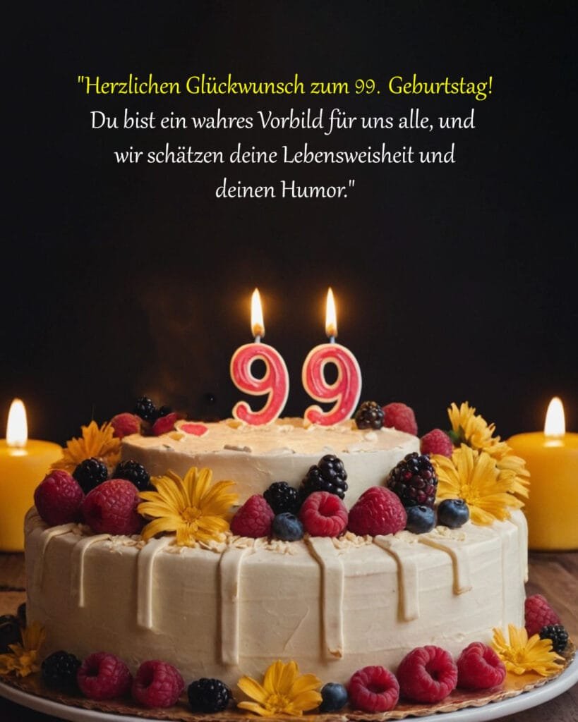 Verwunderlich Ideen Zum 99 Geburtstag Bilder