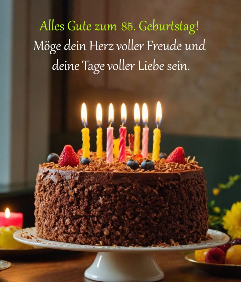 Glueckwuensche Zum 85 Geburtstag